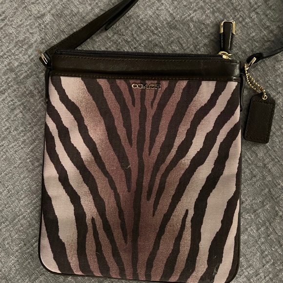 Coach | Bags | Coach Zebra Crossbody Like New | Poshmark